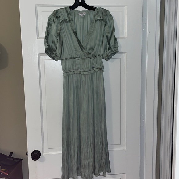 Current Air | Dresses | Current Air Ruffled Medium Dress Small Spot In ...